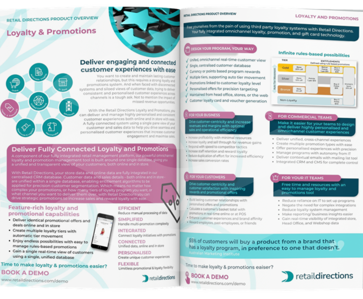 Thank you - Retail Directions Loyalty & Promotions Product overview